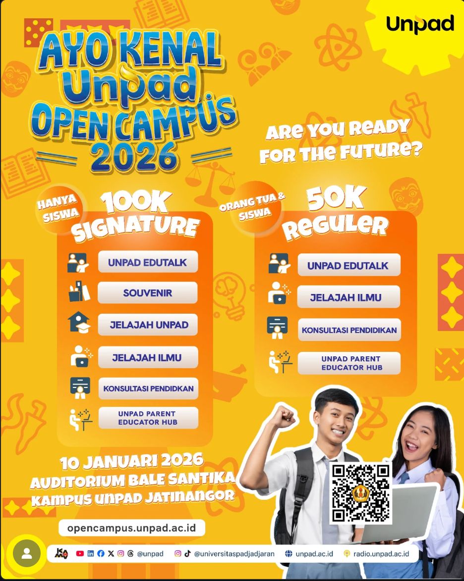 Ayo Kenal Unpad di Open Campus 2026! - Sustainable Development Goals ...